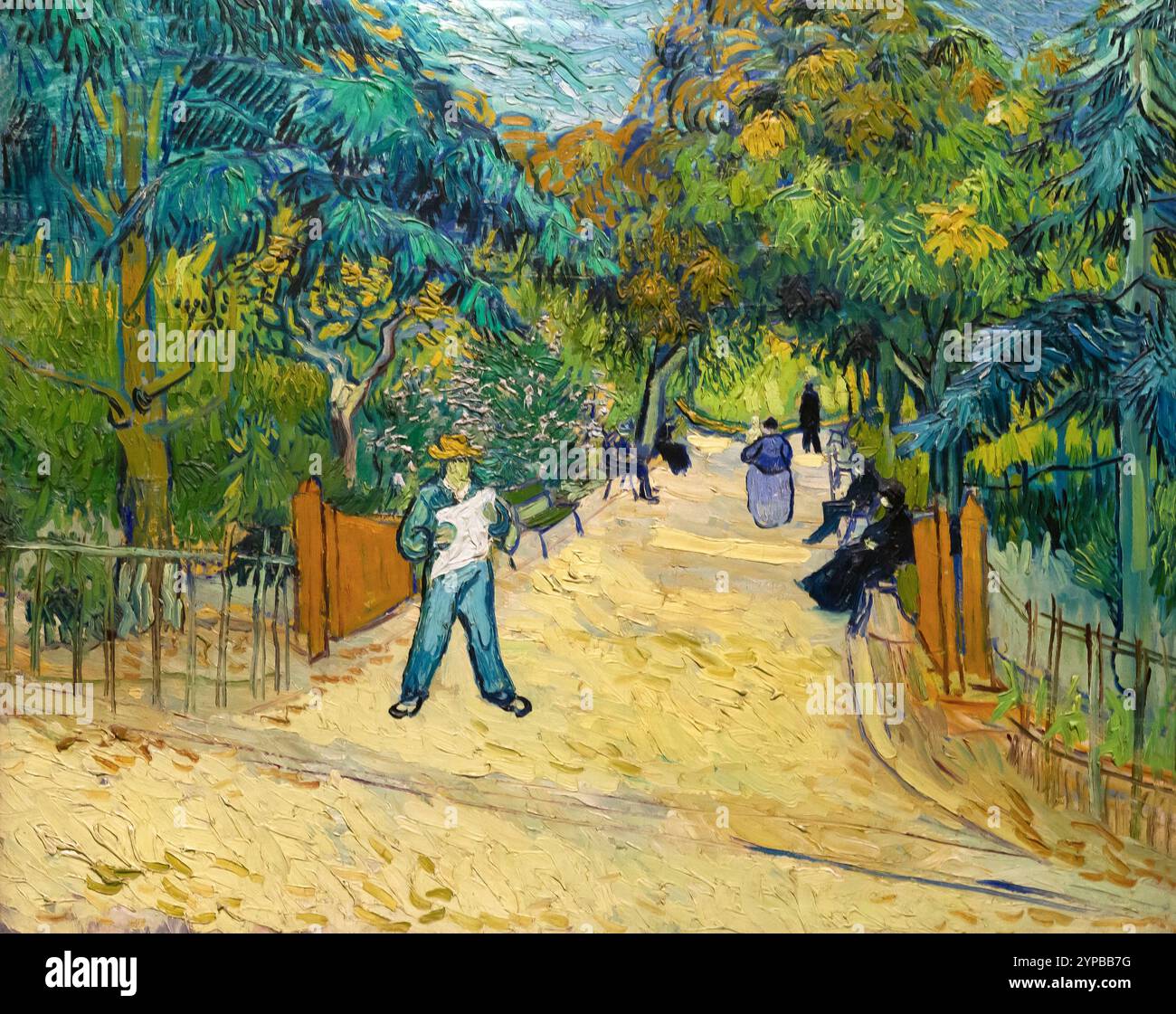 Entrance to the Public Garden in Arles, Vincent van Gogh, 1888 ...