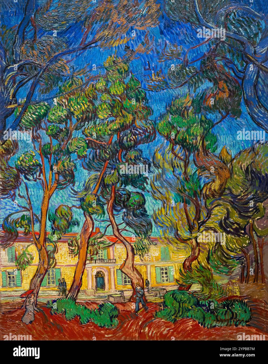 Hospital at Saint-Remy, Vincent van Gogh, 1889, Hammer Museum, Los ...