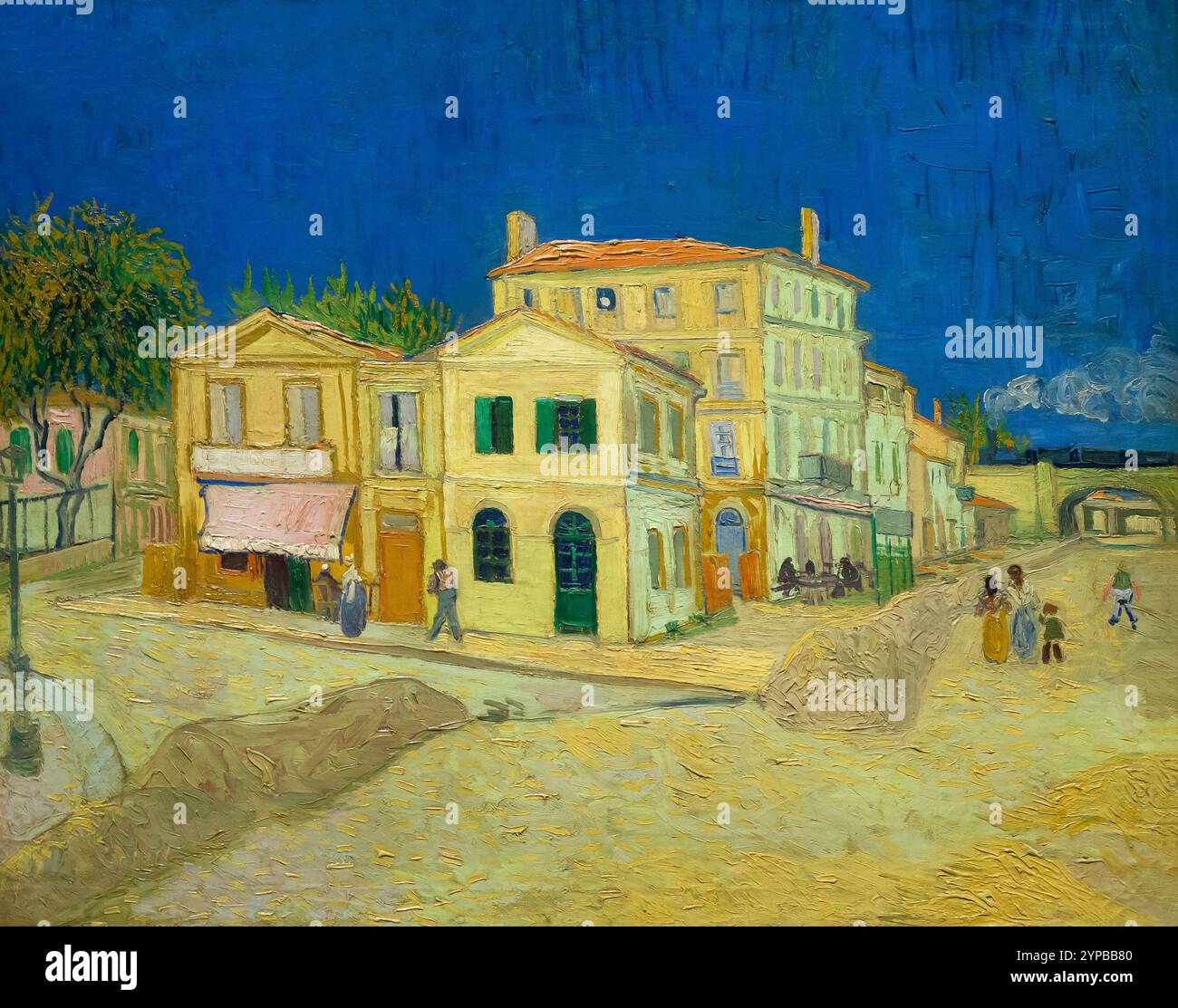 The Yellow House Vincent Van Gogh The Yellow House Print By Vincent