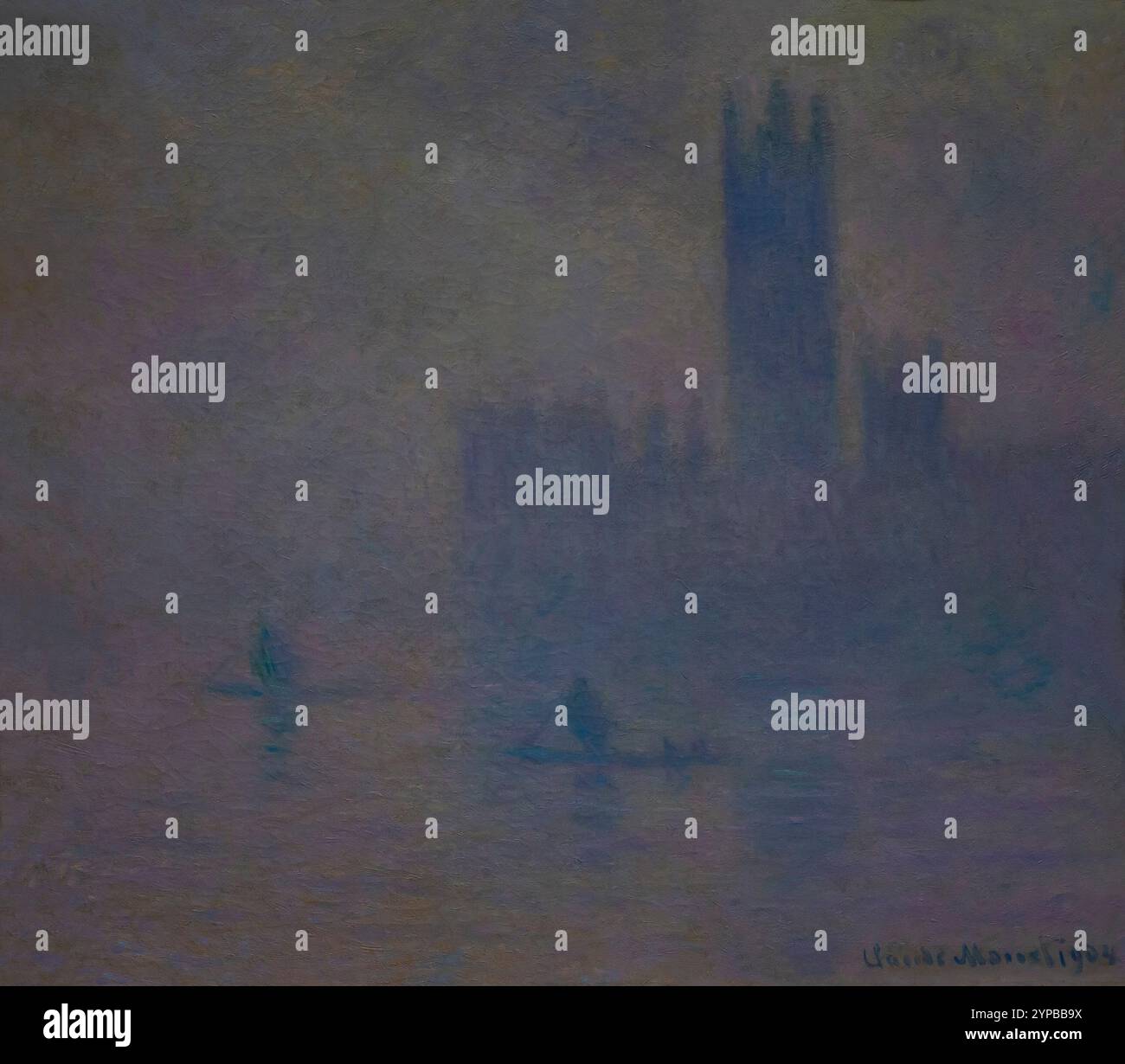 The Houses of Parliament, Effect of Fog, London, Claude Monet, 1904 ...