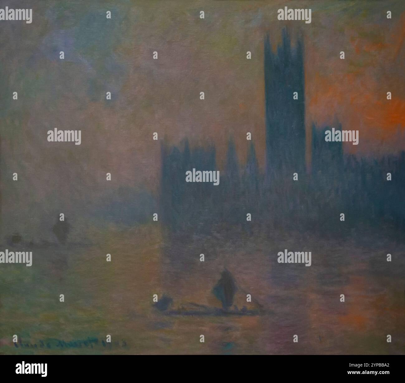 The Houses of Parliament, Effect of Fog, Claude Monet, 1903 ...