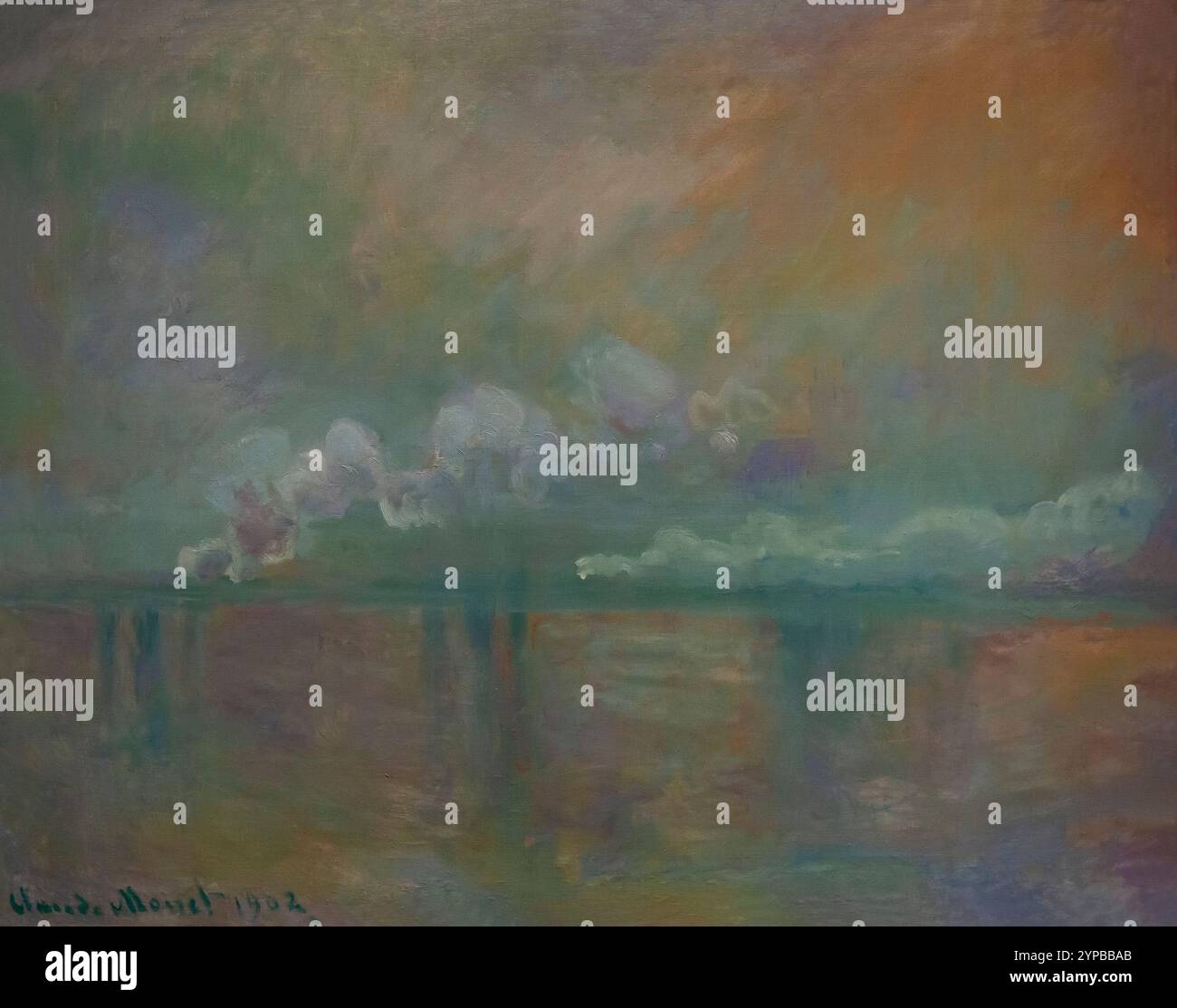 Charing Cross Bridge, Smoke in the Fog, Impression, 1902, Musee ...