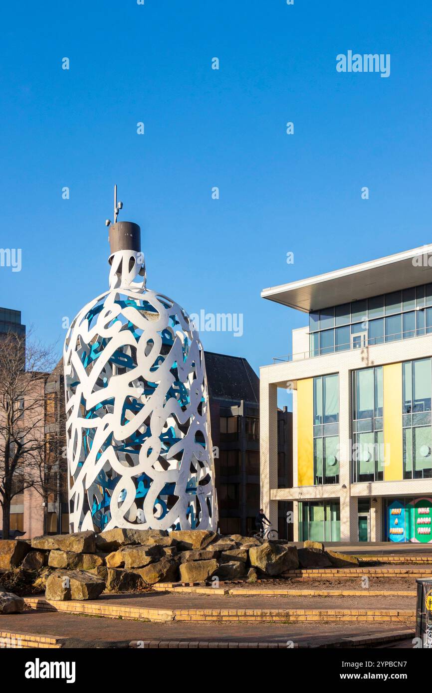 Bottle of Notes by Claes Oldenburg and Coosje van Bruggen, unveiled in ...