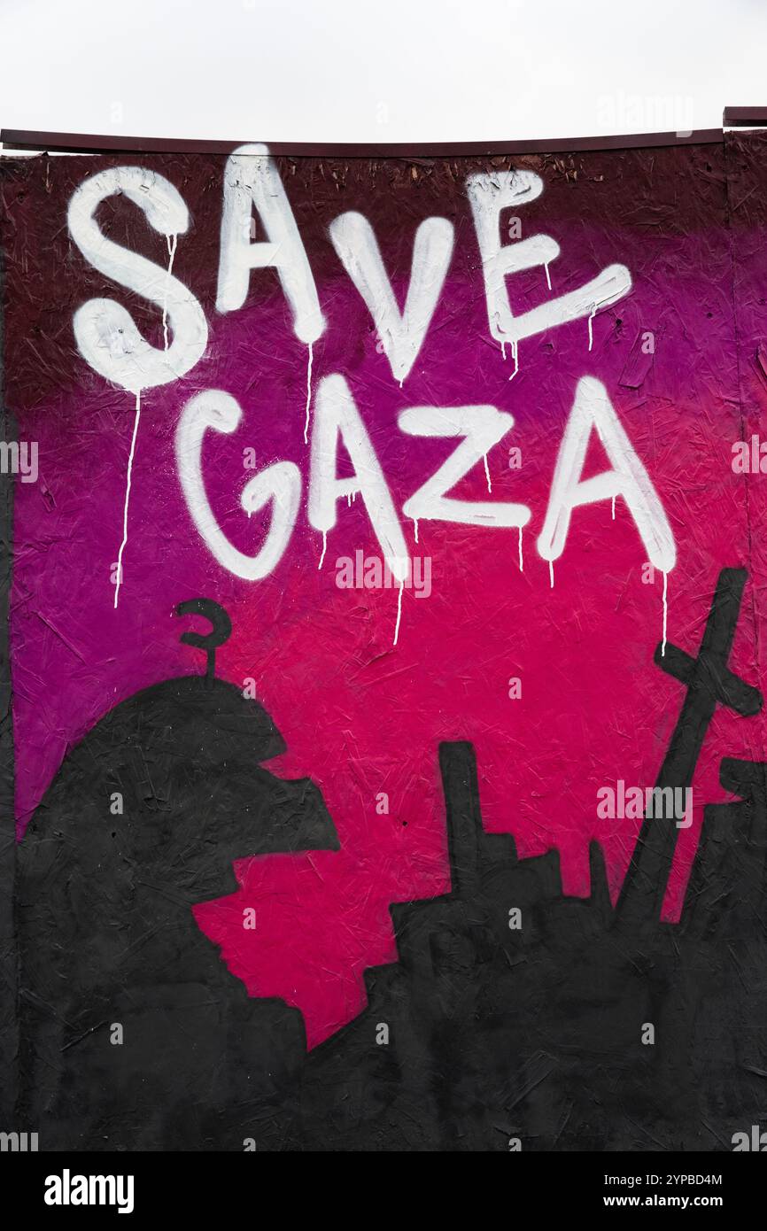 Save Gaza see no evil hear no evil say no evil monkeys Street Art ...