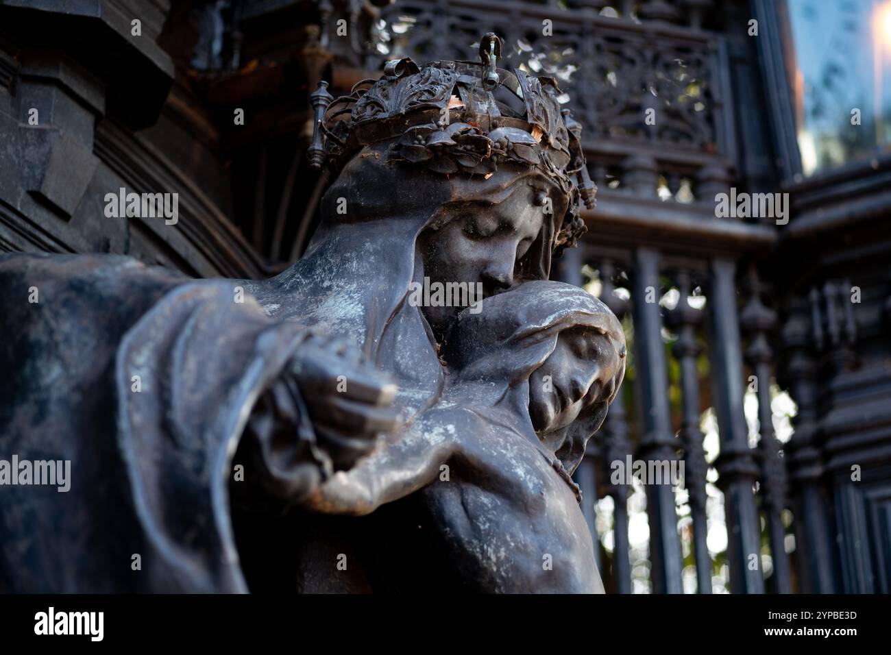 Details from the Queen Alexandra Memorial by Sir Alfred Gilbert a ...