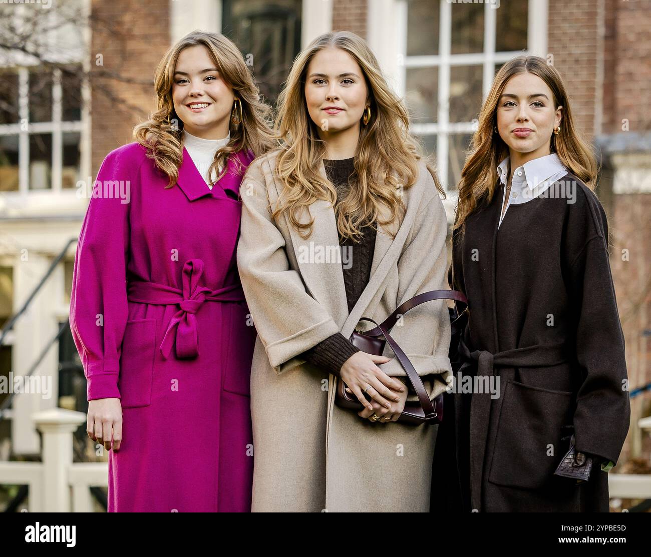 AMSTERDAM - 29/11/2024, Princesses Ariane, Amalia and Alexia during a ...