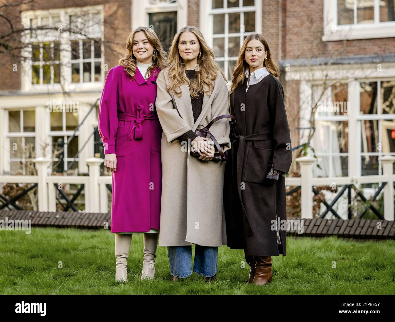 AMSTERDAM - 29/11/2024, Princesses Ariane, Amalia and Alexia during a ...