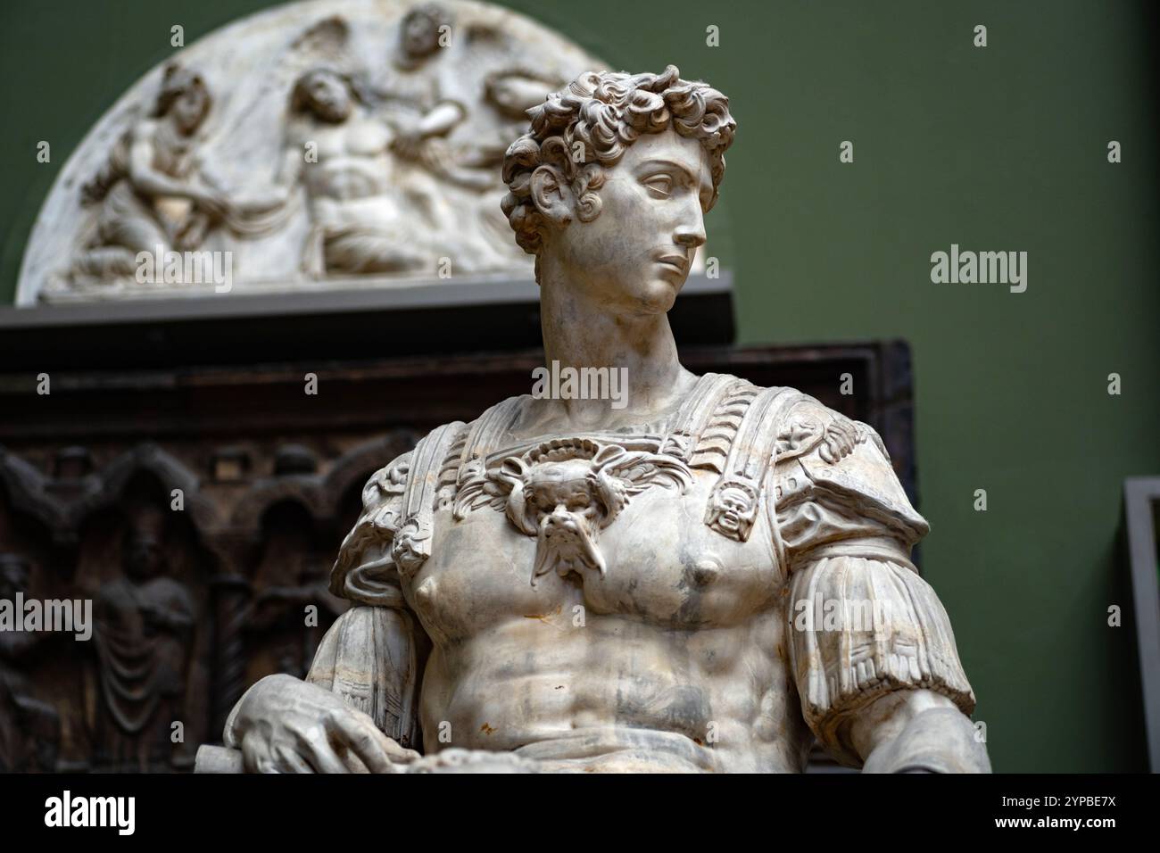 The famous Cast Courts at the Victoria and Albert Museum in London ...