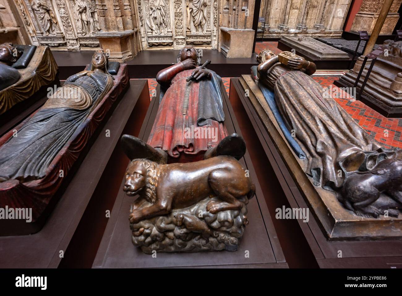 The famous Cast Courts at the Victoria and Albert Museum in London ...