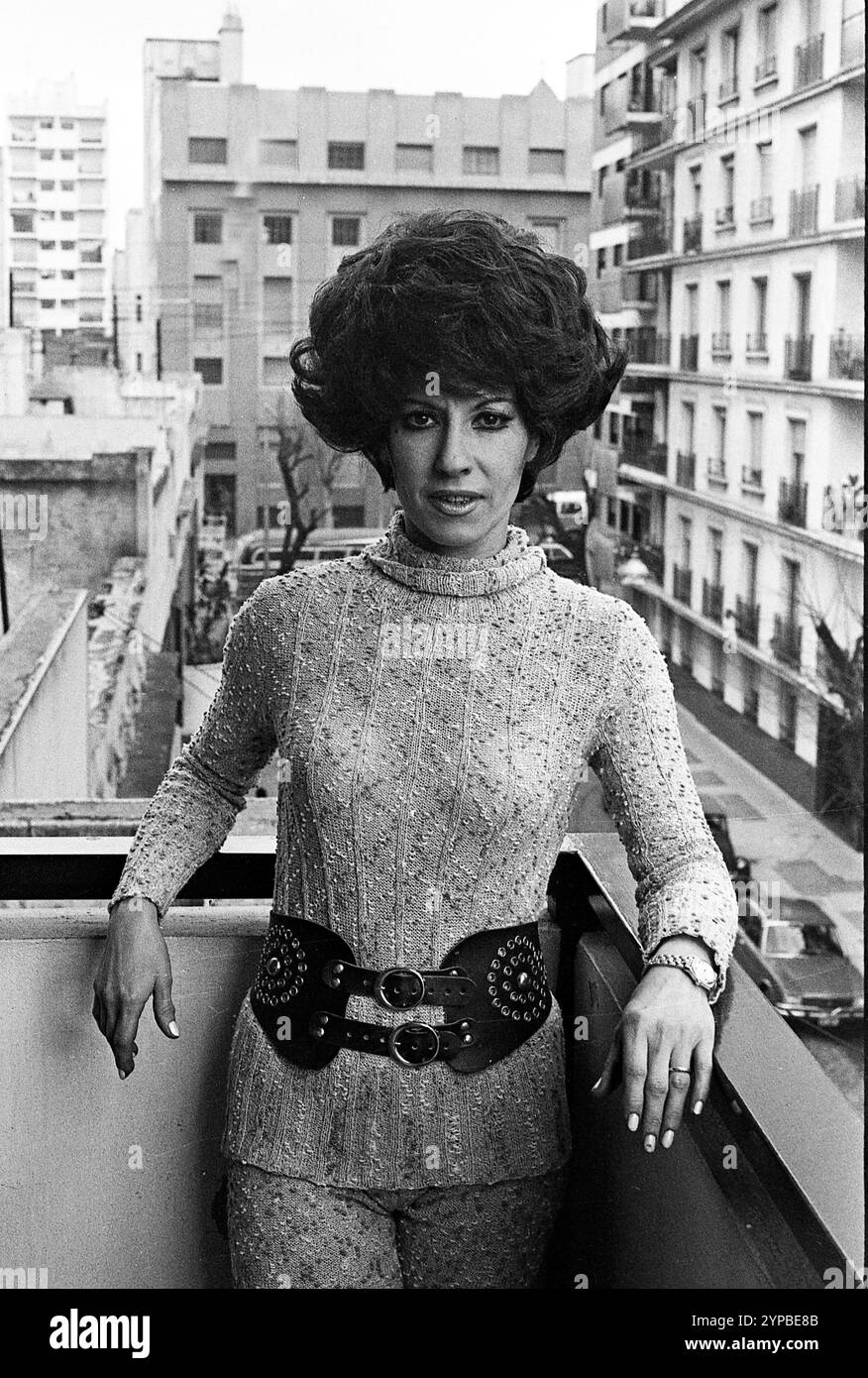 Argentine tango singer Nelly Vázquez at his Buenos Aires apartment ...
