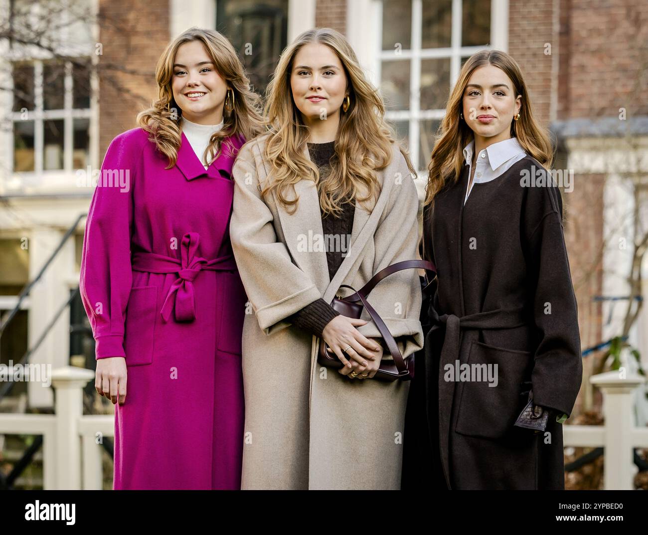 AMSTERDAM - 29/11/2024, Princesses Ariane, Amalia and Alexia during a ...