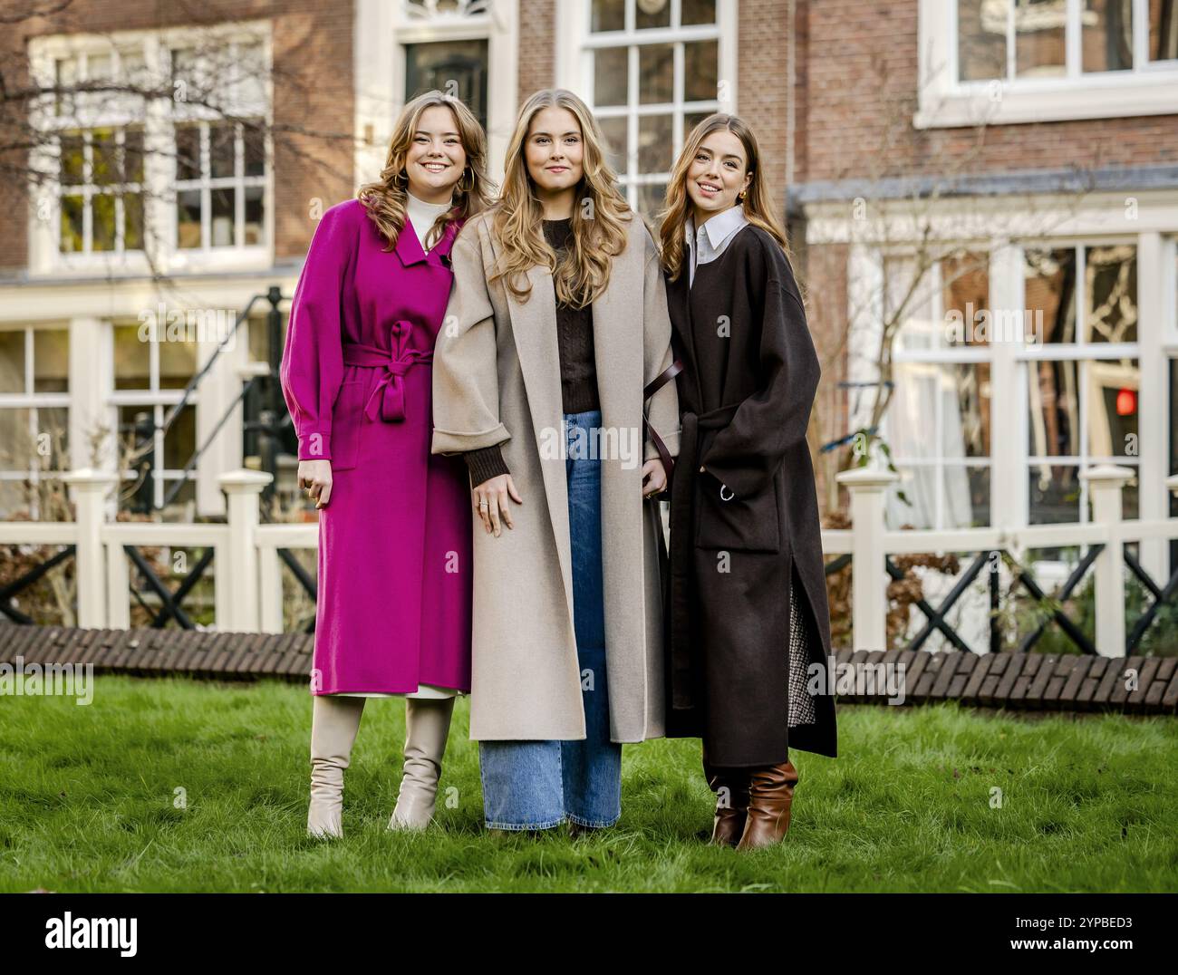 AMSTERDAM - 29/11/2024, Princesses Ariane, Amalia and Alexia during a ...