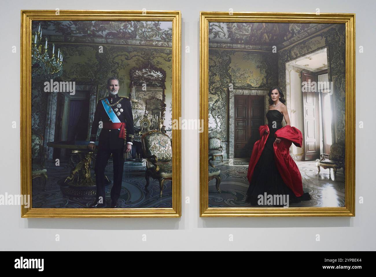 King Felipe VI of Spain and Queen Letizia of Spain photographed by ...