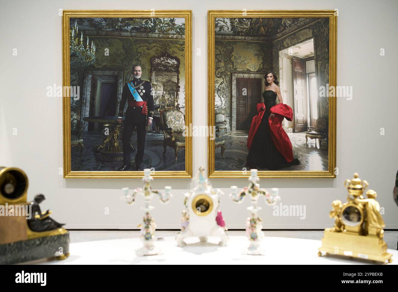 King Felipe VI of Spain and Queen Letizia of Spain photographed by ...