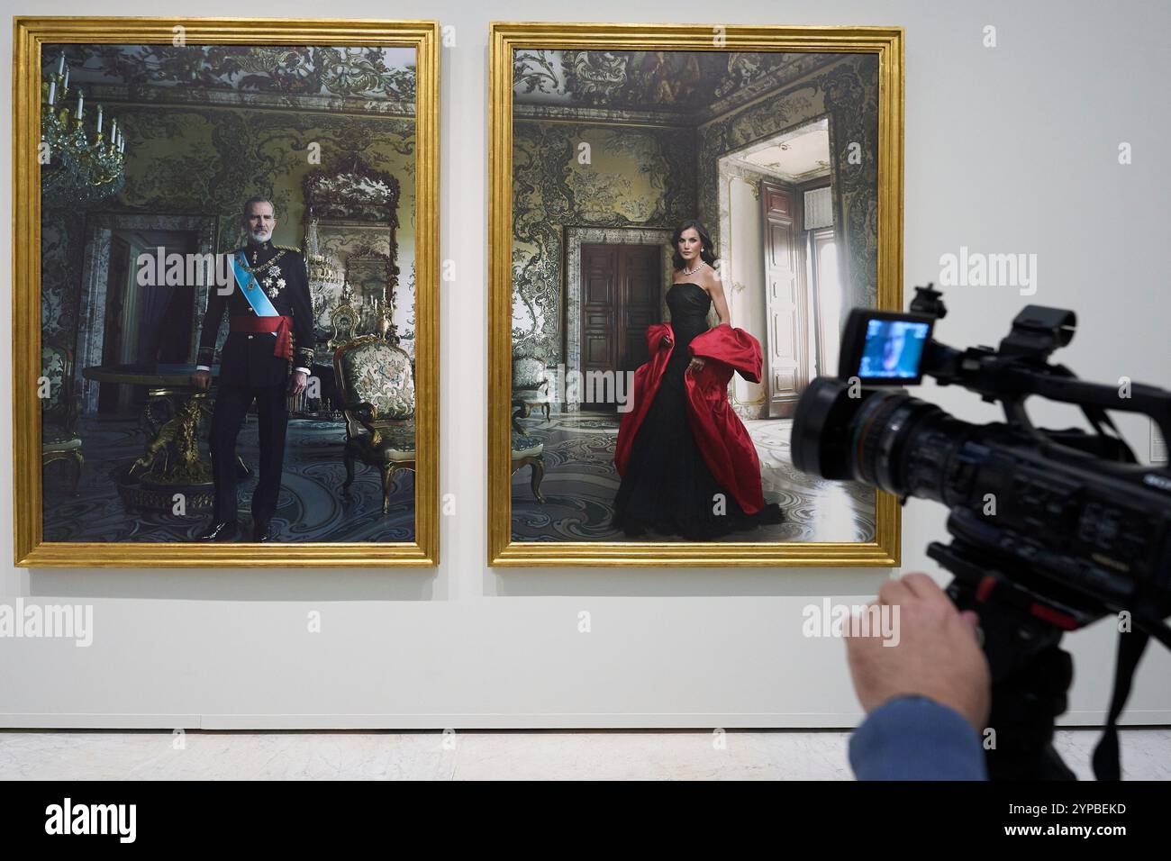 King Felipe VI of Spain and Queen Letizia of Spain photographed by ...