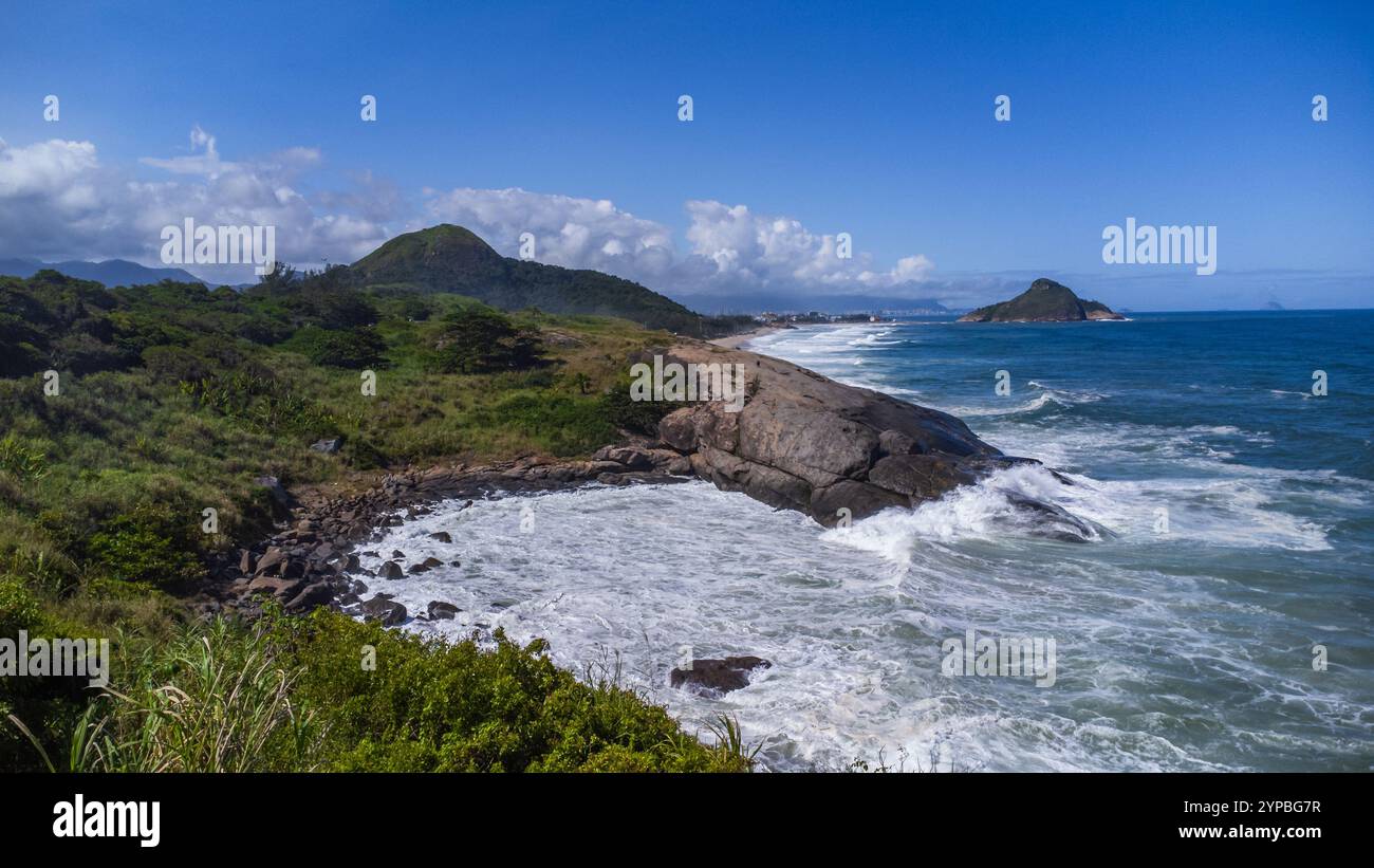 Aerial Photo of Pedra do Pontal, located in the Recreio dos ...