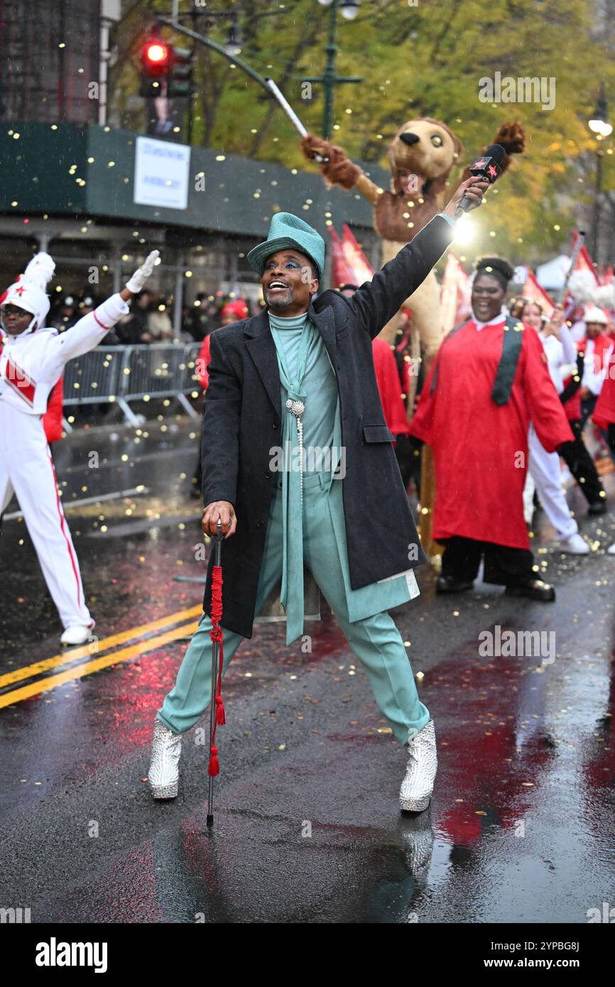 Billy Porter attends the 98th Annual Macy's Thanksgiving Day Parade on ...
