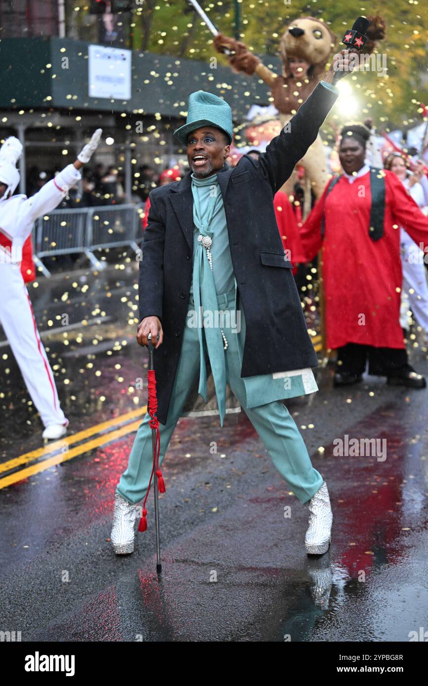 Billy Porter attends the 98th Annual Macy's Thanksgiving Day Parade on ...