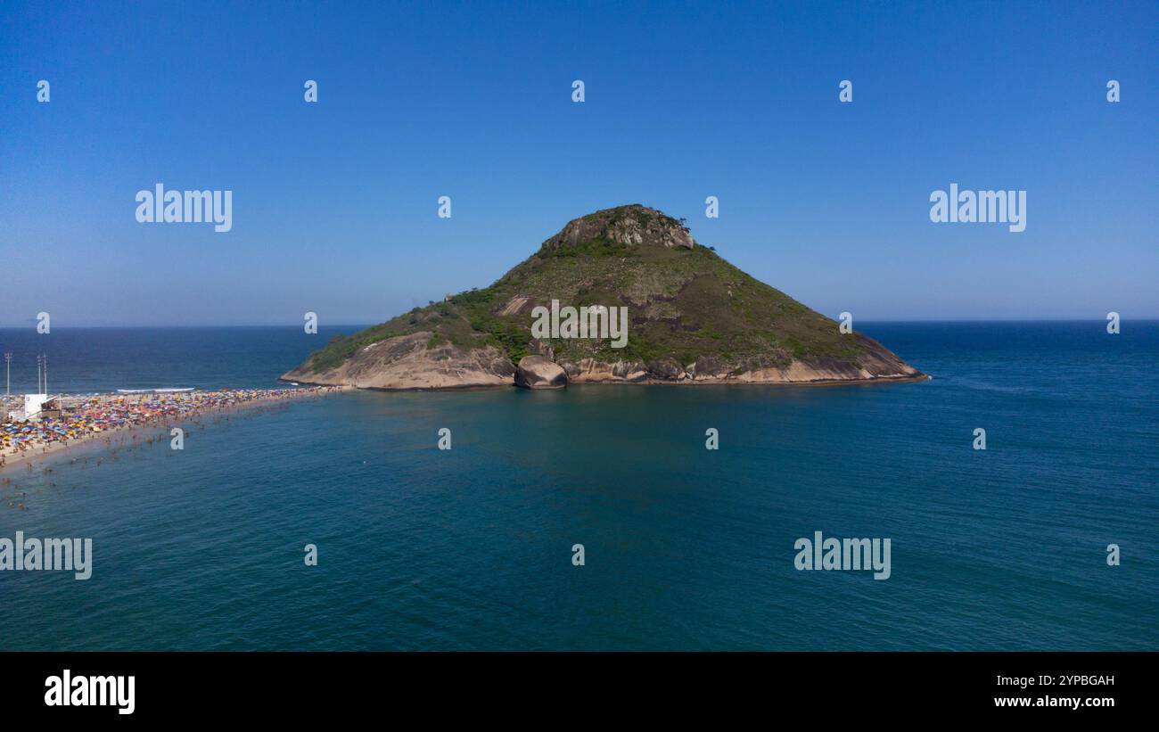 Aerial Photo of Pedra do Pontal, located in the Recreio dos ...