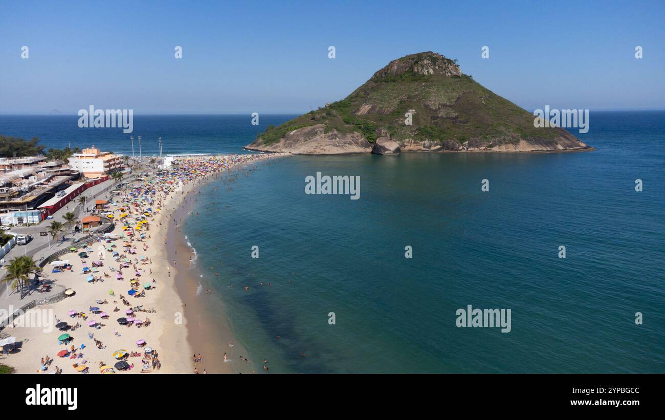 Aerial Photo of Pedra do Pontal, located in the Recreio dos ...