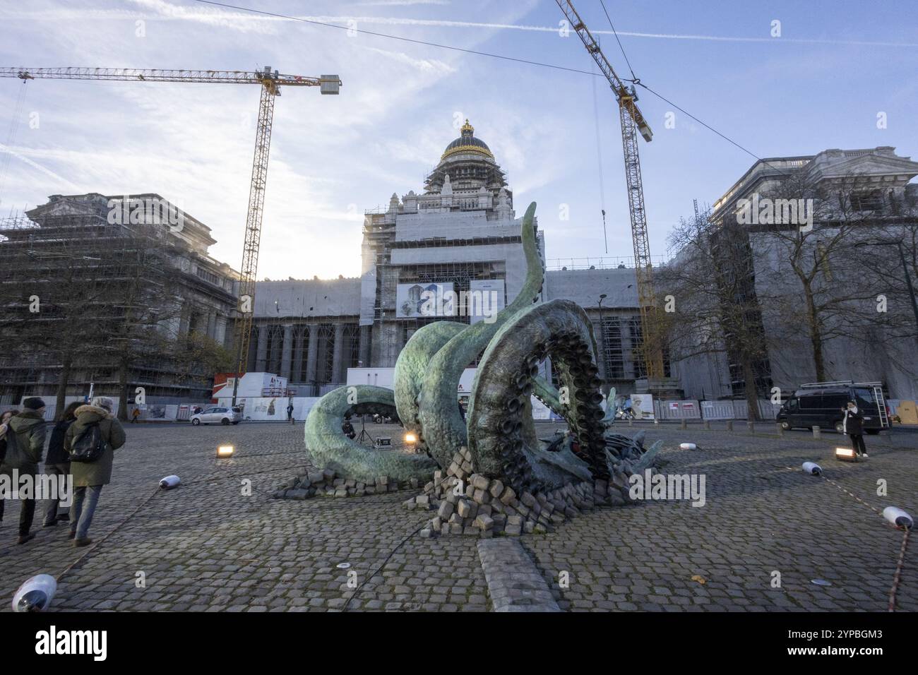 Brussels, Belgium. 29th Nov, 2024. The inauguration of Nauti-poulpe, an ...