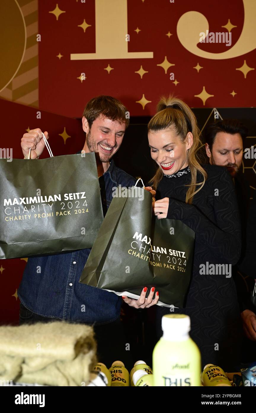 Frederic Brossier und Rebecca Kunikowski bei der 4. Charity Promi Pack ...