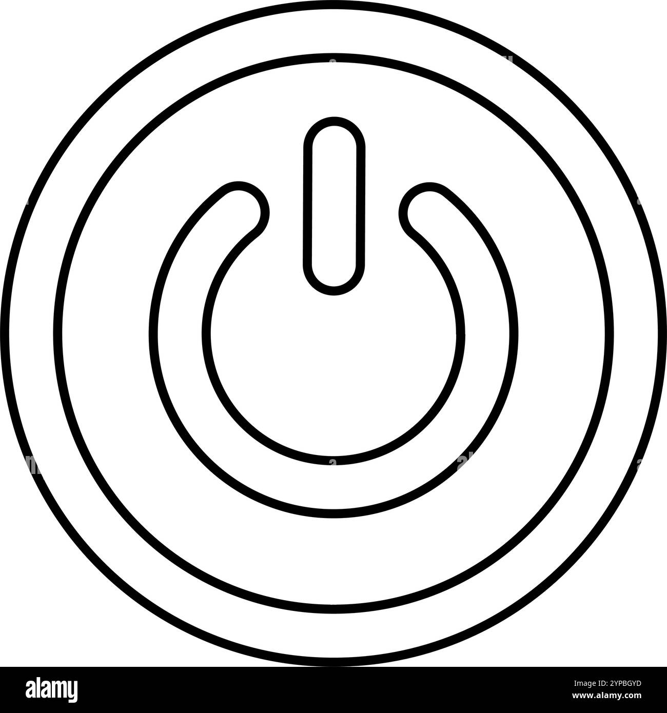 power off line icon vector illustration Stock Vector Image & Art - Alamy