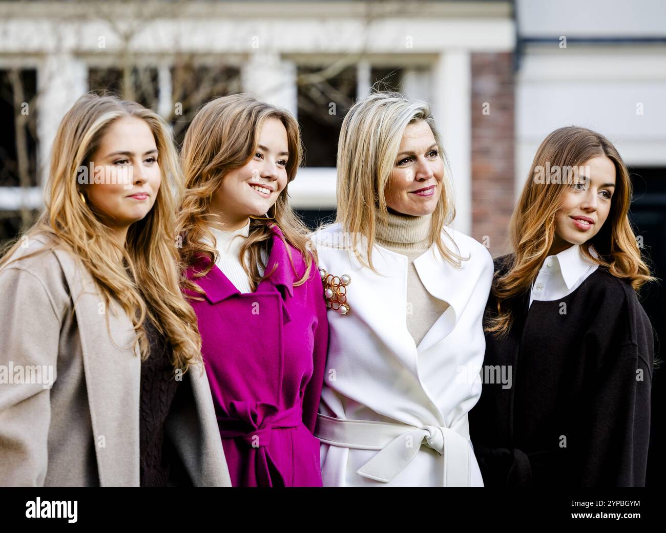 AMSTERDAM - 29/11/2024, Princess Amalia, Princess Ariane, Queen Maxima ...