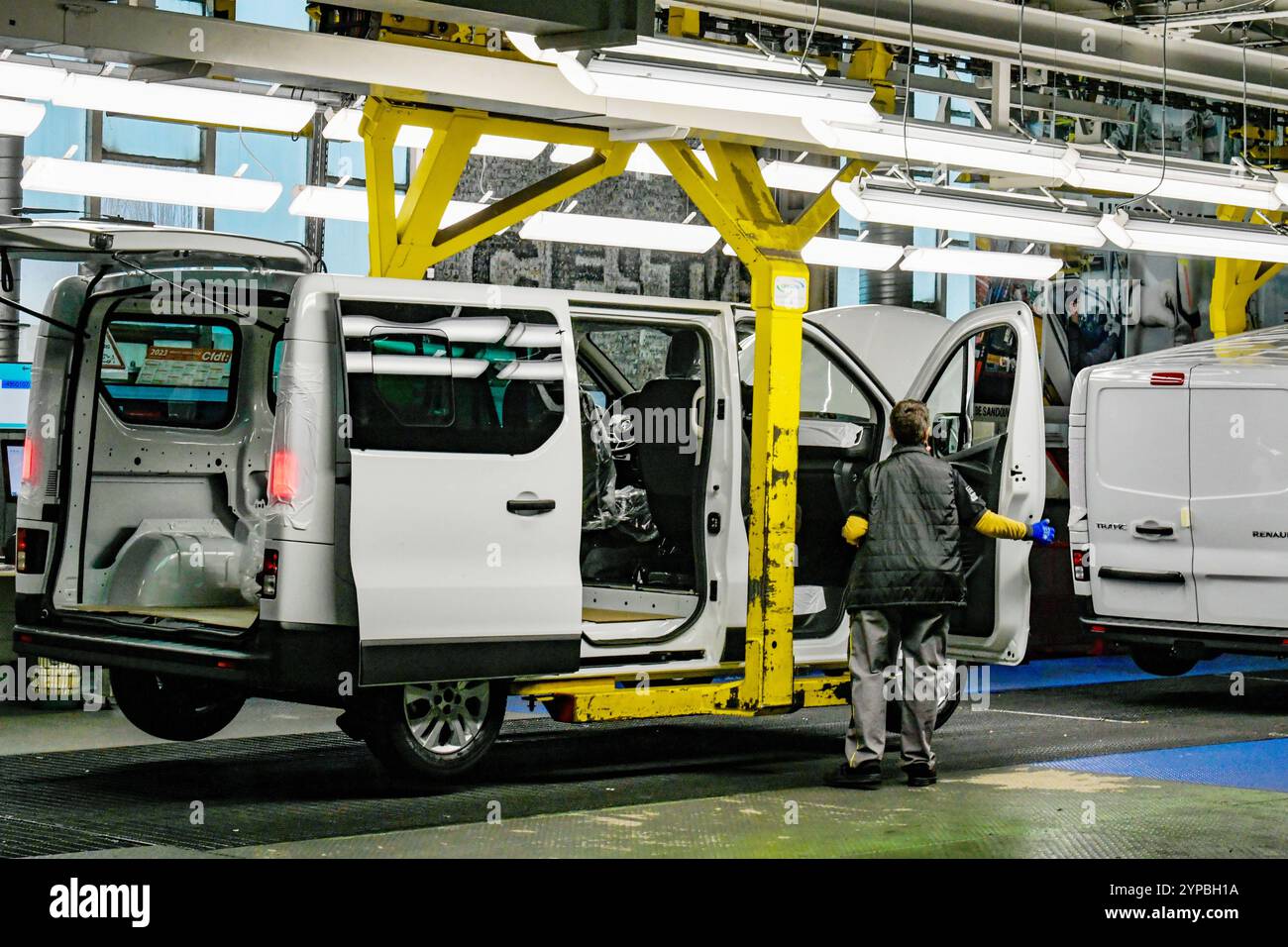Renault factory in Sandouville (northern France) on November 29, 2023 ...