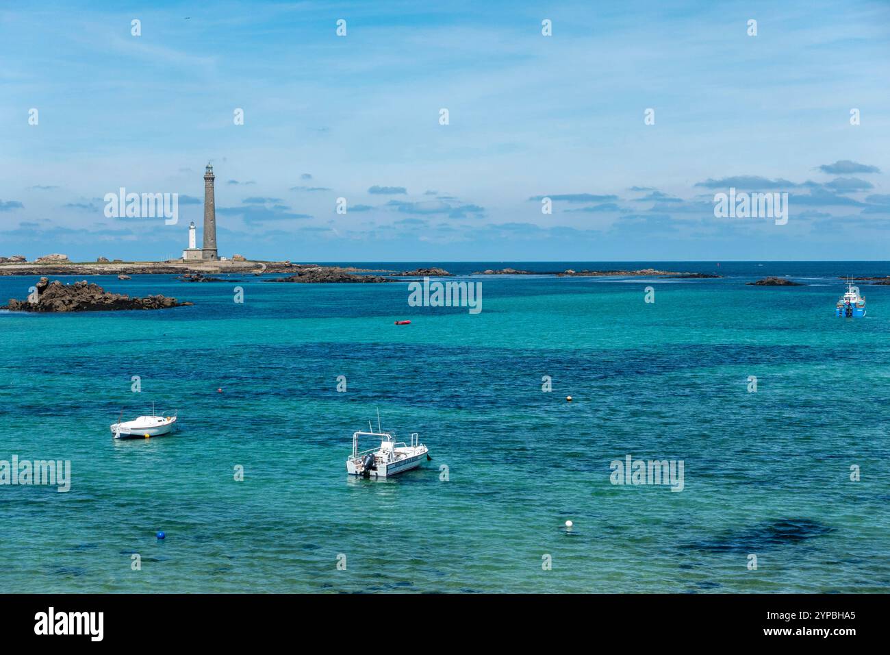 Plouguerneau (Brittany, north-western France): The Ile Vierge ...