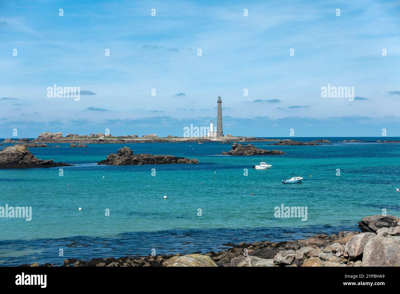 Plouguerneau (Brittany, north-western France): The Ile Vierge ...