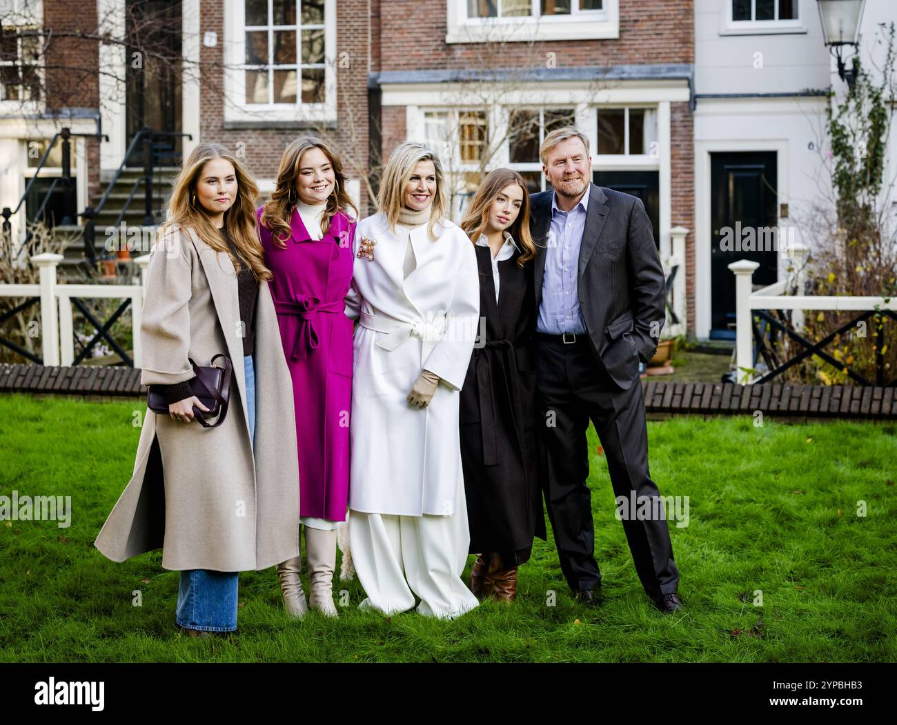 AMSTERDAM - 29/11/2024, King Willem-Alexander and Queen Maxima together ...