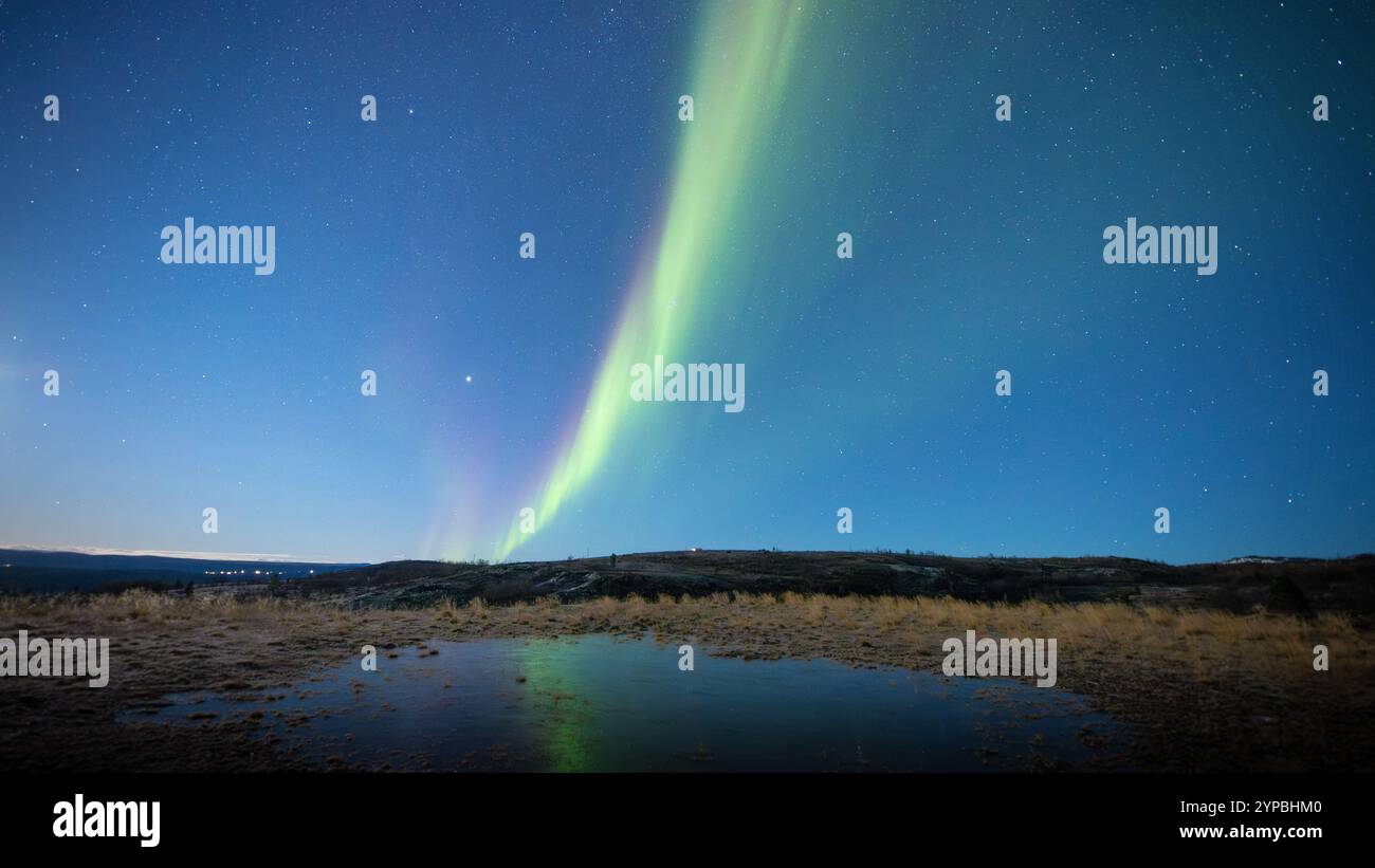 Northern Lights at Alta Stock Photo - Alamy