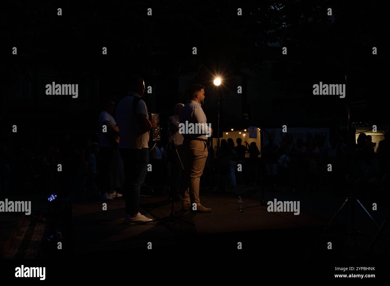Backlit stage vibrant lights hi-res stock photography and images - Alamy
