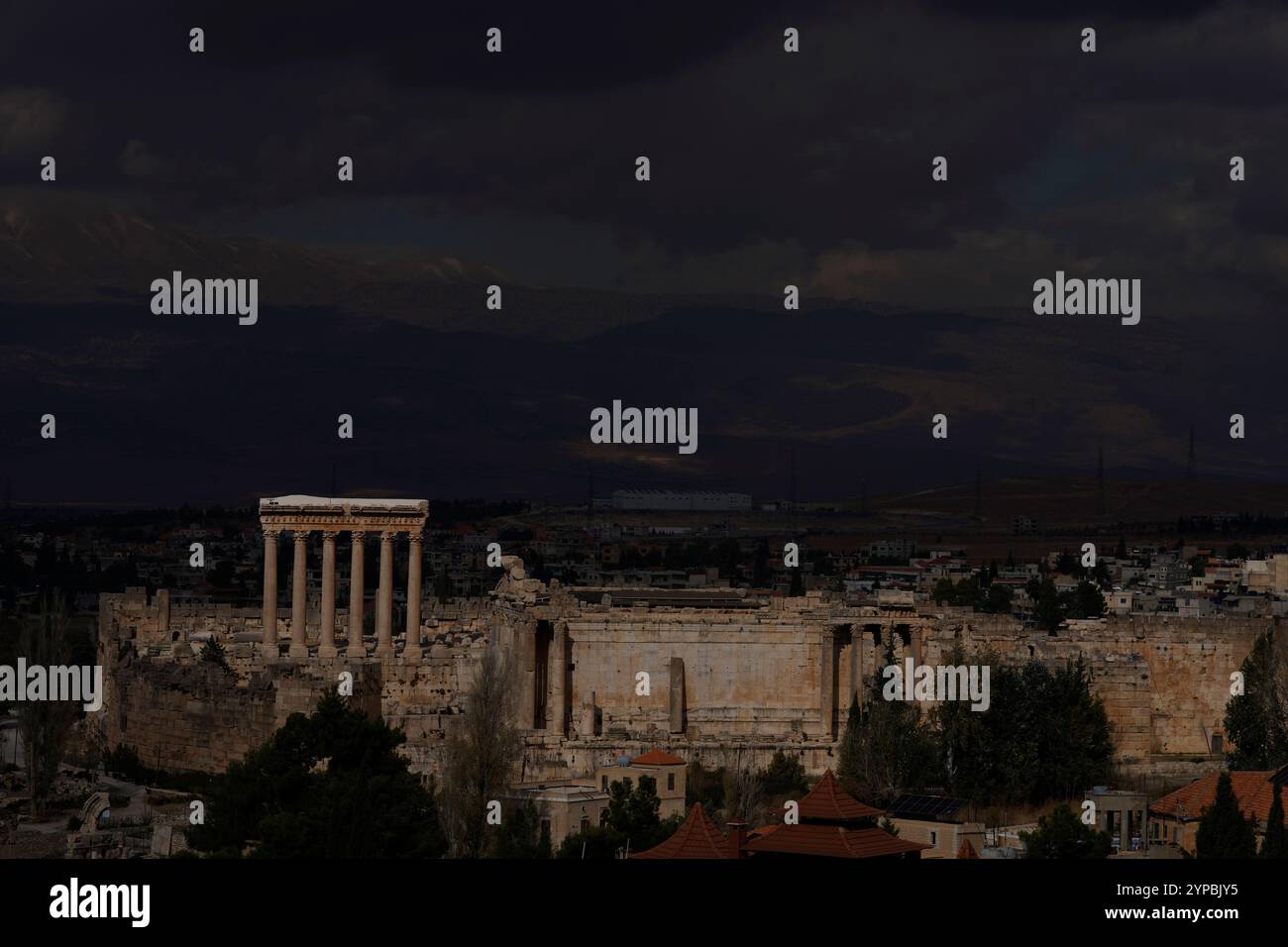 The Roman temples of Baalbek in eastern Lebanon, Friday, Nov. 29, 2024 ...