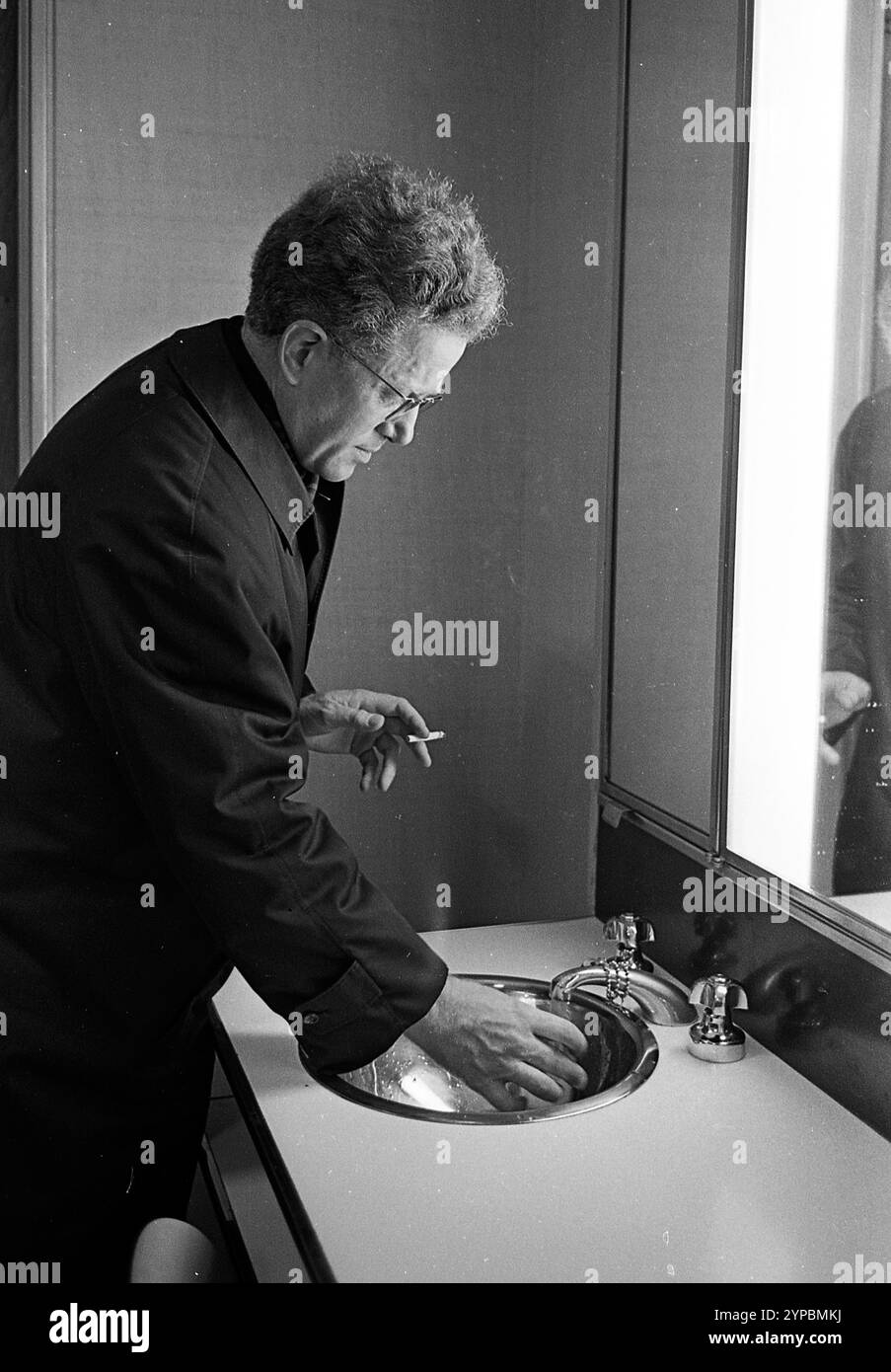 Polish music conductor Stanislaw Wislocki, Teatro Colón dressing room ...