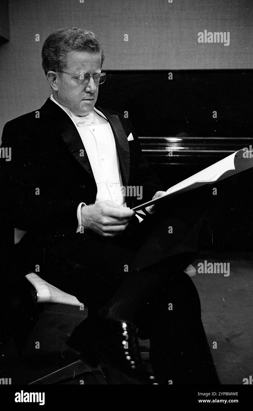 Polish music conductor Stanislaw Wislocki, Teatro Colón dressing room ...