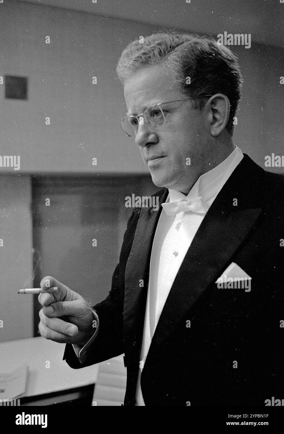 Polish music conductor Stanislaw Wislocki, Teatro Colón dressing room ...