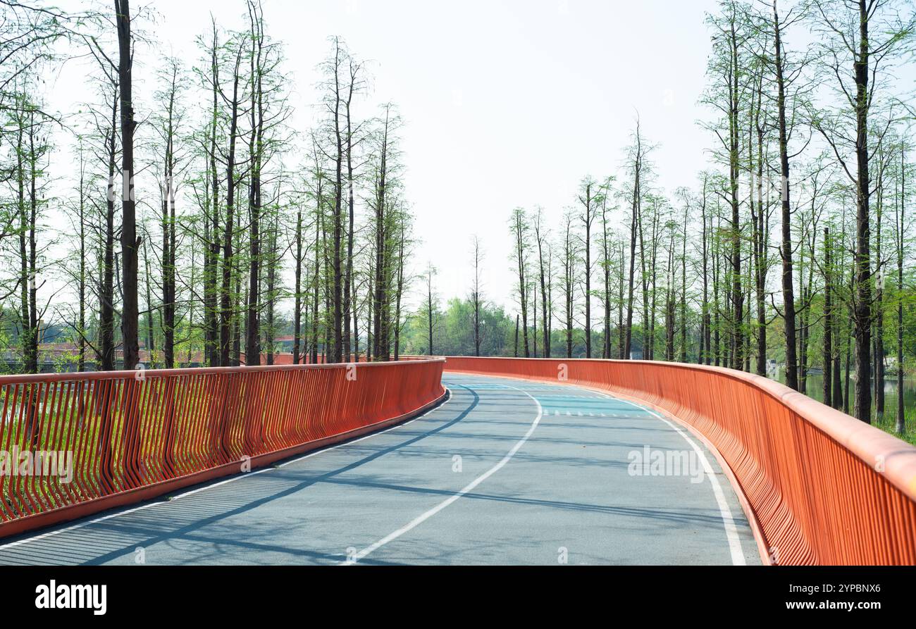 Greenway of Guixi Ecological Park Section, Chengdu, Sichuan, China ...