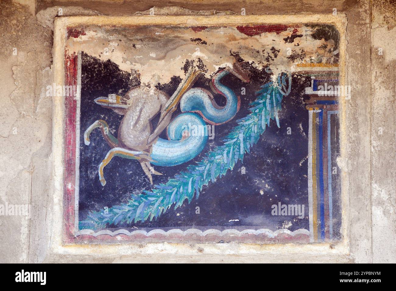 Excavations of Roman town buried by eruption of Mount Vesuvius in 79 AD ...