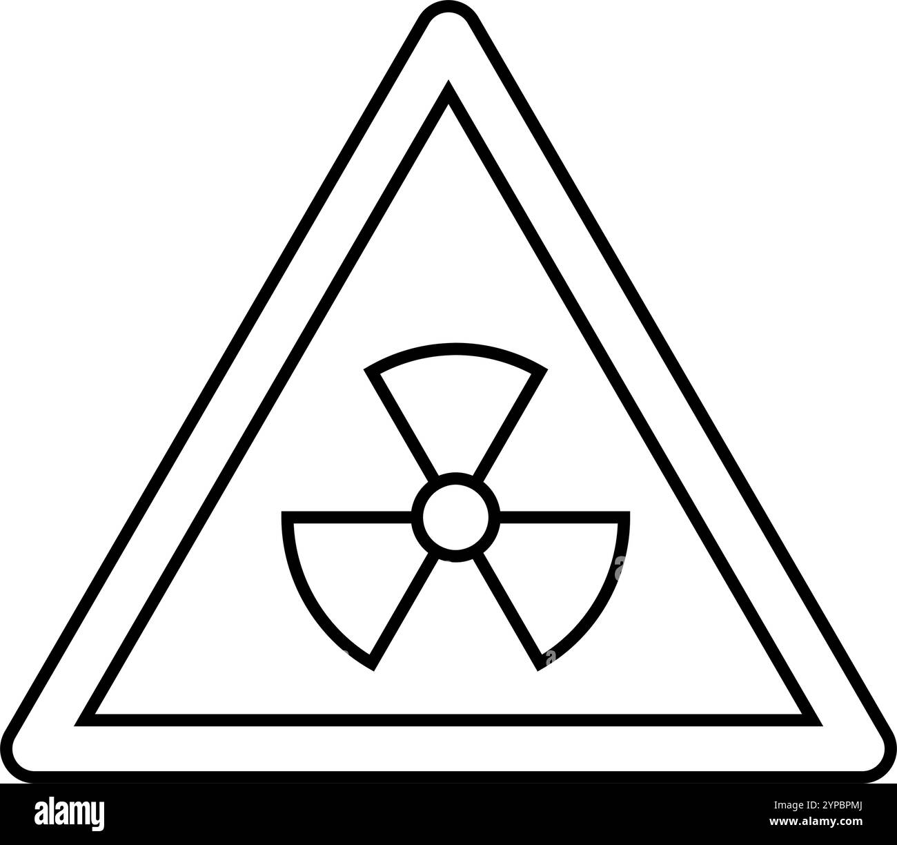 safety nuclear energy line icon vector illustration Stock Vector Image ...