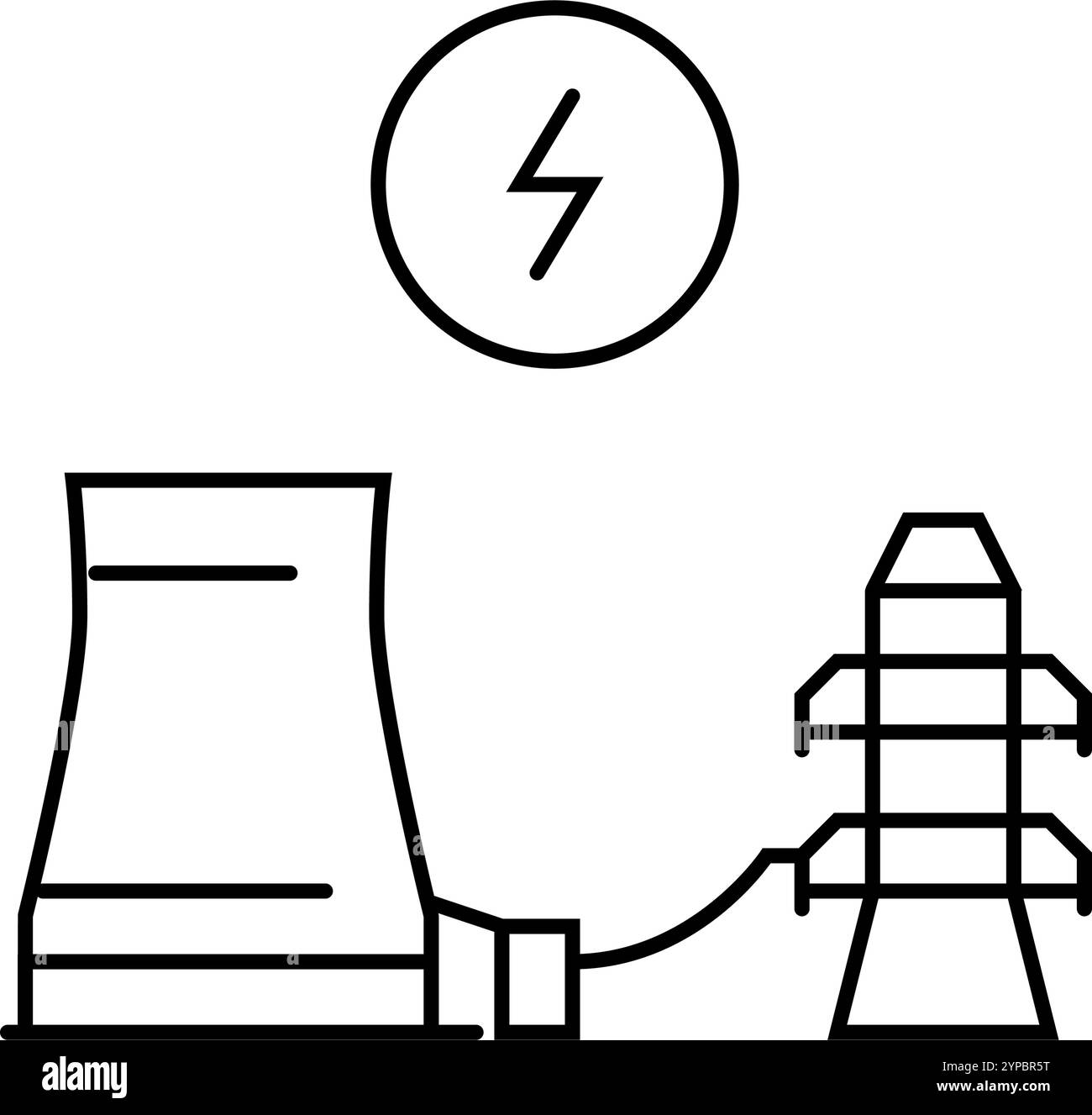 Nuclear power station diagram hi-res stock photography and images - Alamy