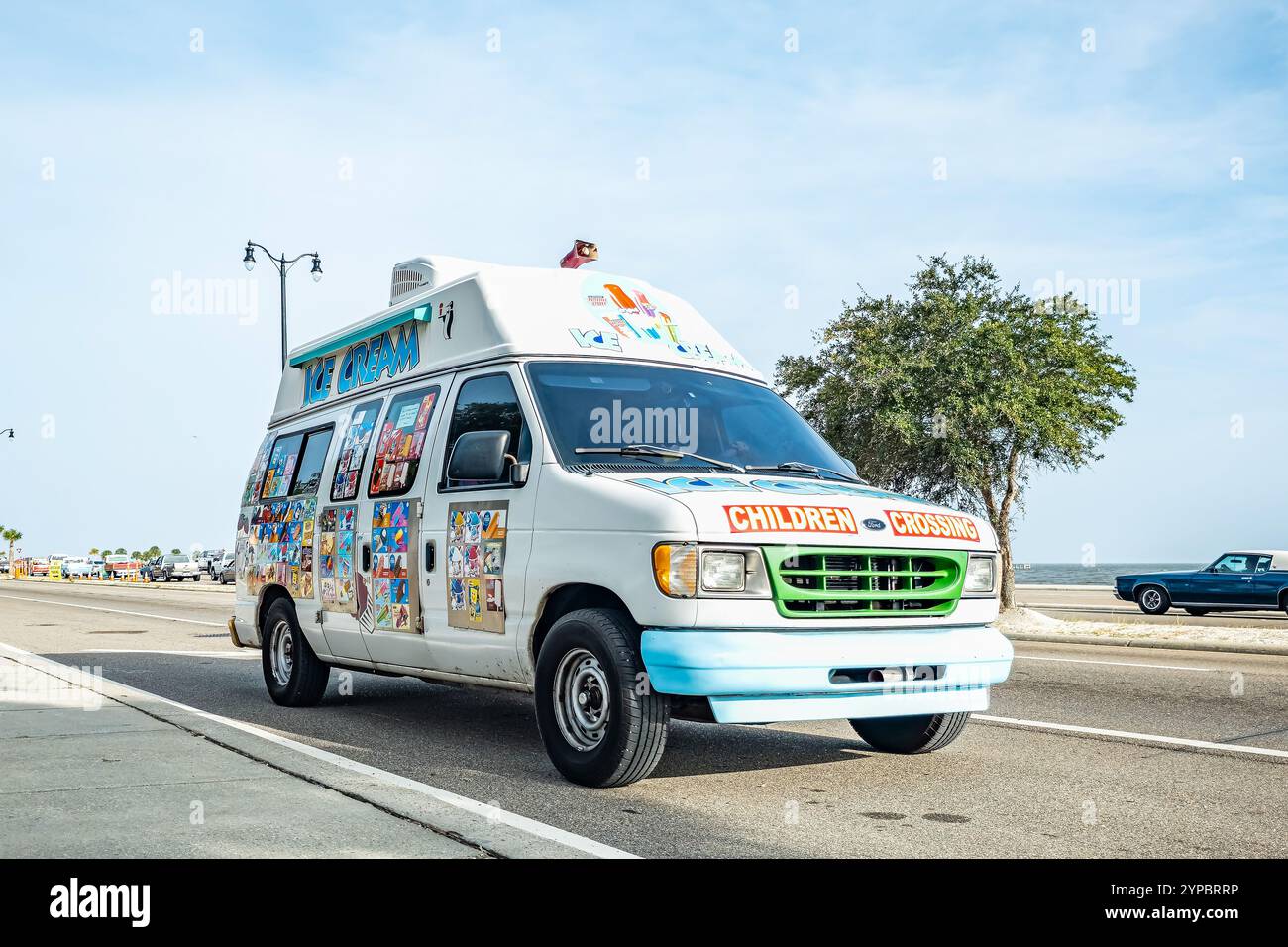 Gulfport, MS - October 04, 2023: Wide angle front corner view of a 2000 ...