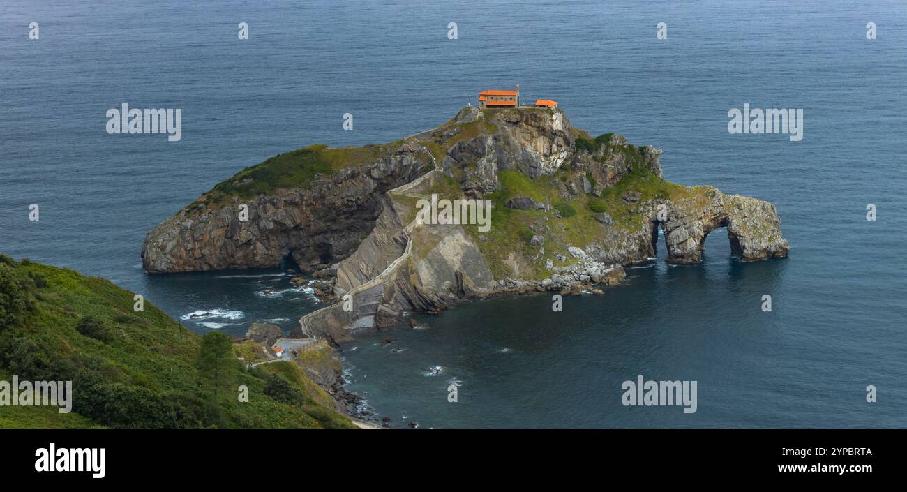 San Juan de Gaztelugatxe is a church dedicated to John the Baptis ...