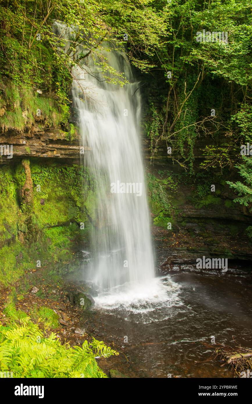 glencar waterfall country leitrim Stock Photo - Alamy