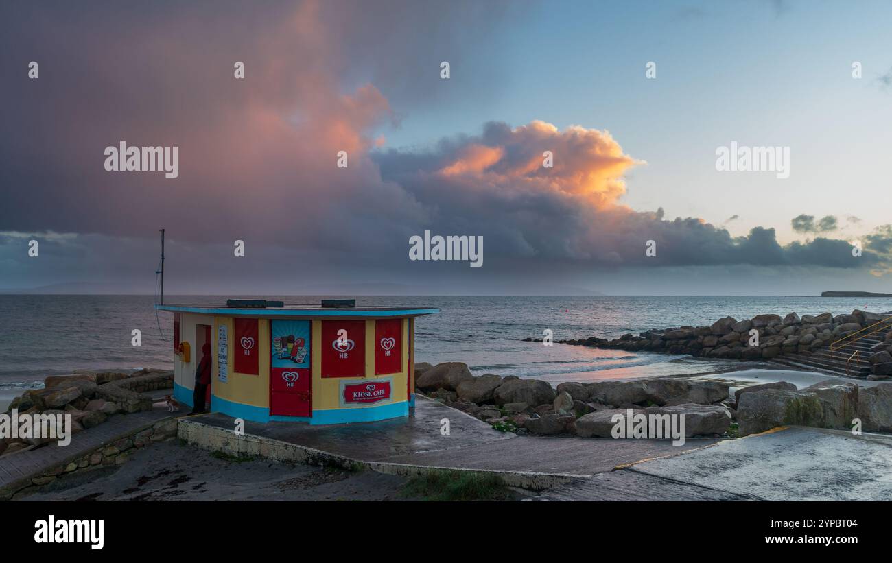 salthill promenade county galway Stock Photo - Alamy