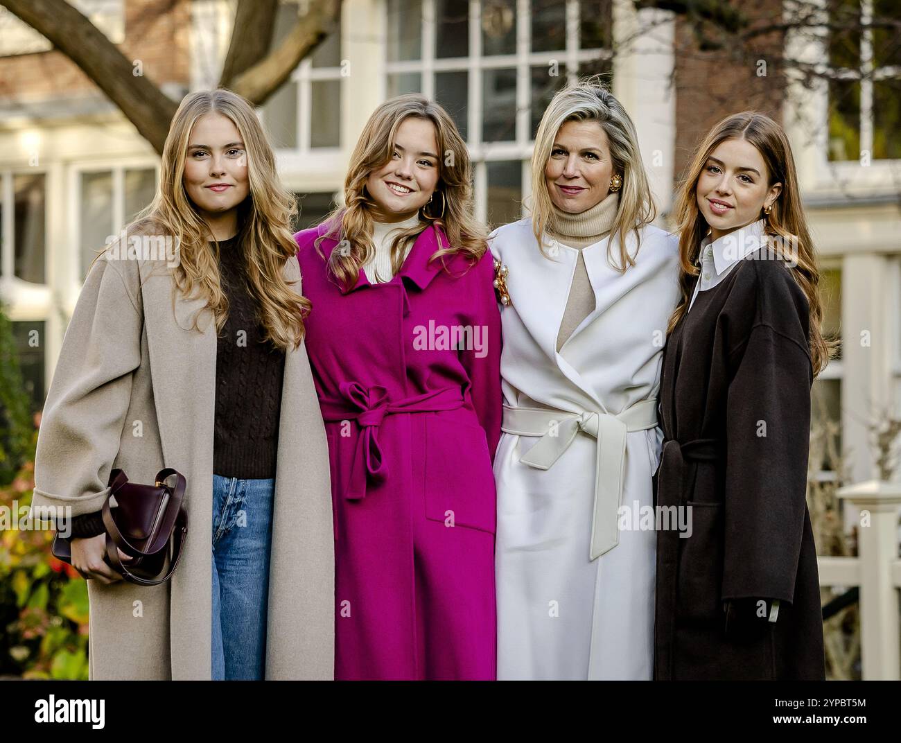 AMSTERDAM - 29/11/2024, Princess Amalia, Princess Ariane, Queen Maxima ...