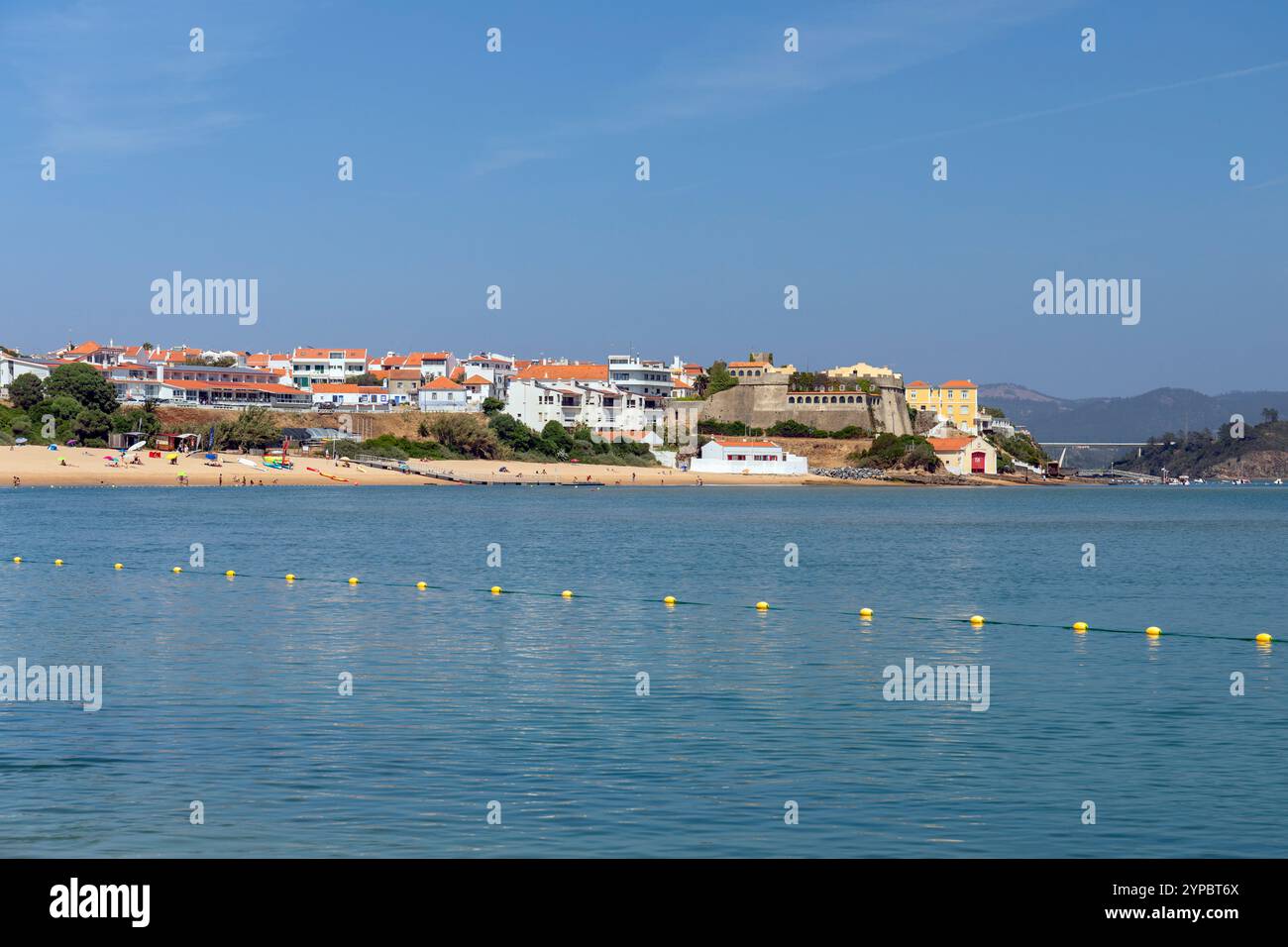 Portugal, Alentejo Region, Vila Nova de Milfontes, Views of the Old ...