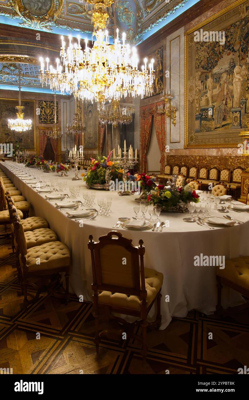 The french neo-baroque Grand Salon banqueting hall designed by ...