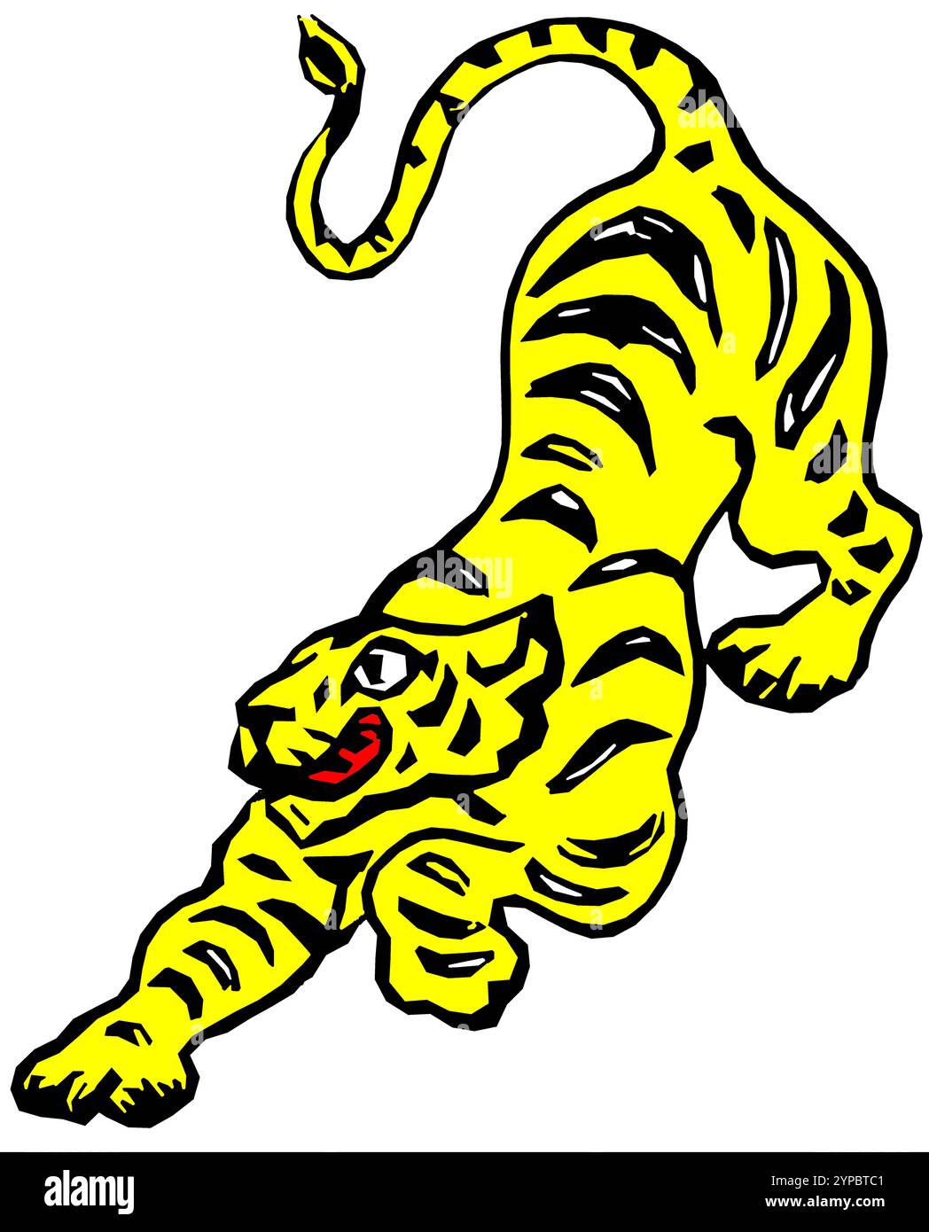 Japanese style Tiger Stock Photo - Alamy